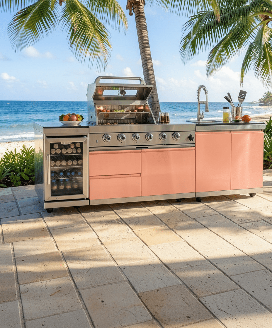 OUTDOOR KITCHEN ISLANDS AND BARS – Sunzout Outdoor Spaces LLC