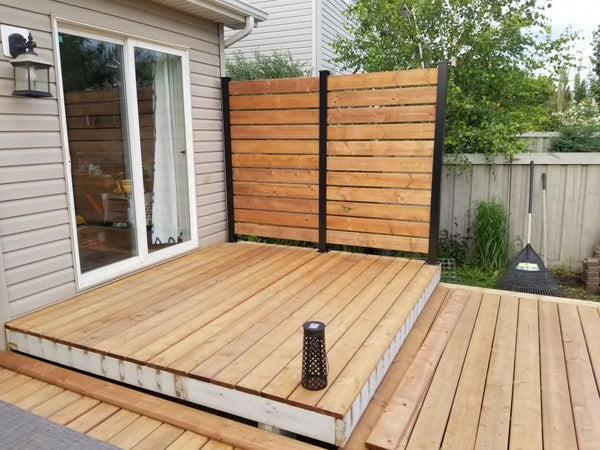 DIY Kit , 6 ft high Hoft Privacy Fencing, Privacy Screen Post – Sunzout ...