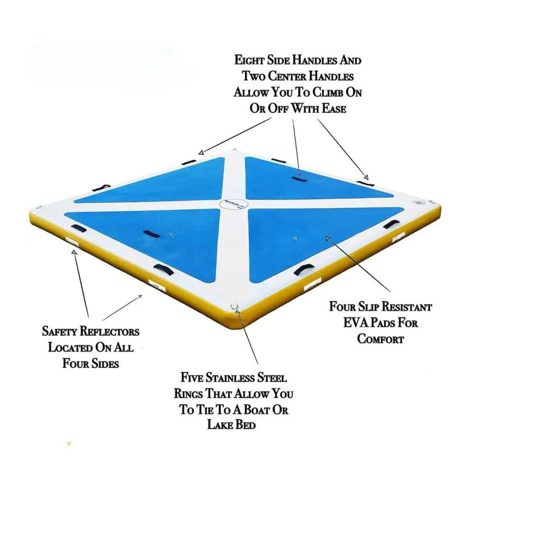 Inflatable Floating Raft/Dock – Sunzout Outdoor Spaces LLC