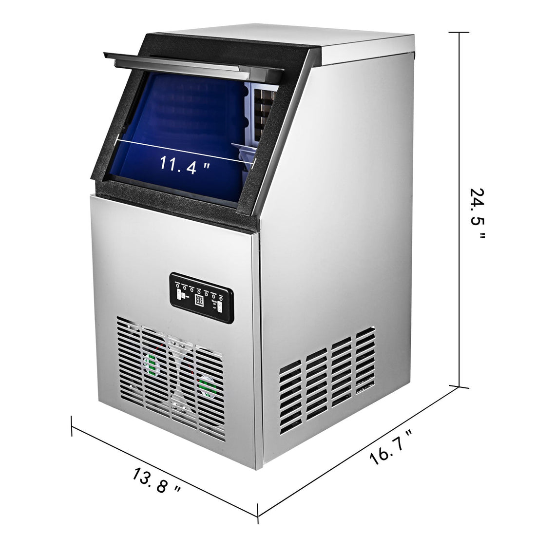 Outdoor Stainless Steel Ice Maker with -20kg Storage – Sunzout Outdoor ...